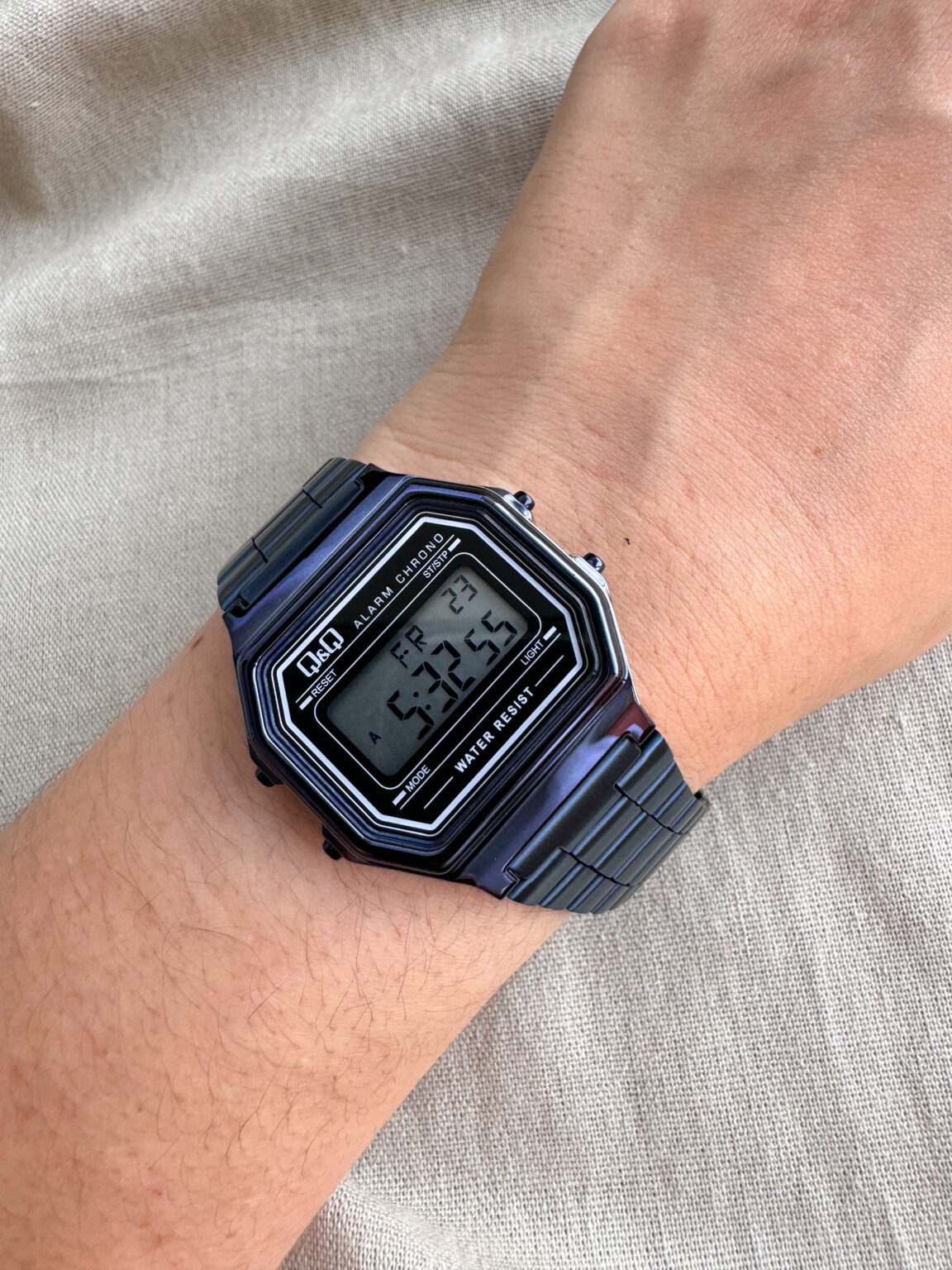 Reloj QYQ digital mujer azul - Ardentia